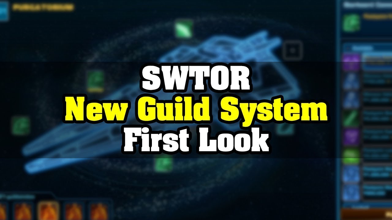 SWTOR - New Guild System Preview - Update 5.10 - YouTube