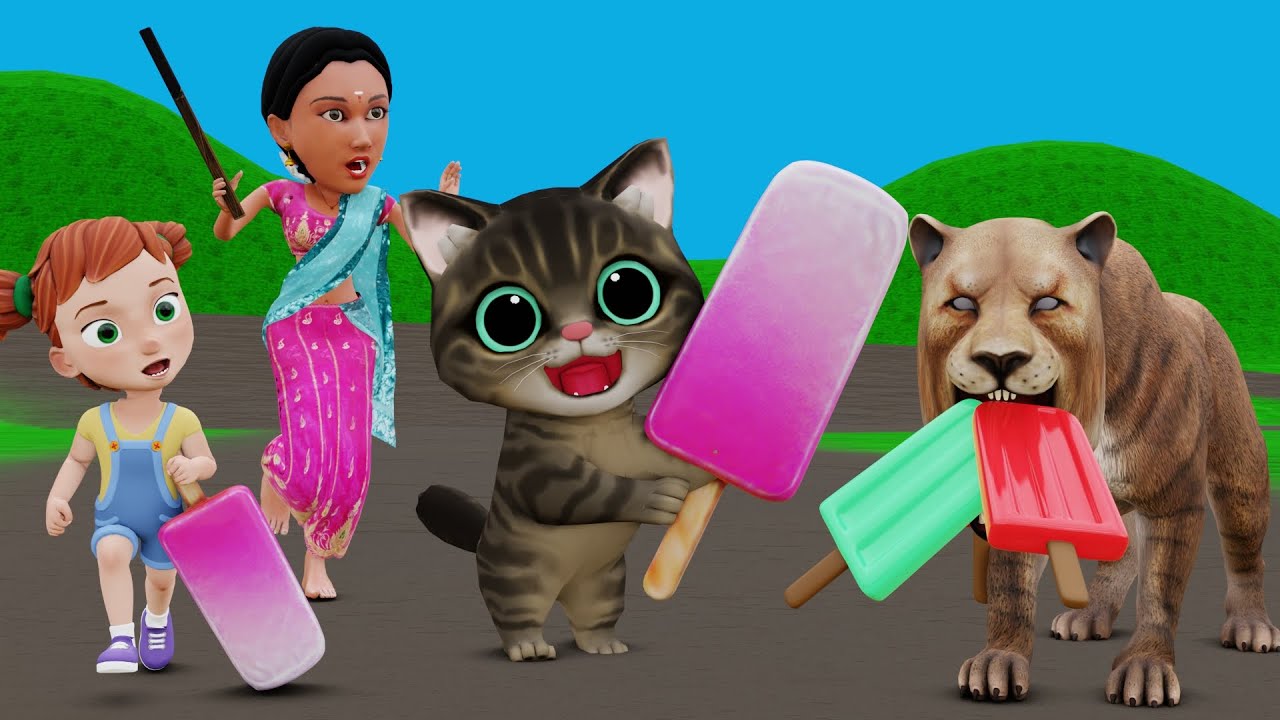 Billi ke Bache | Cat Cartoon | Cat Meowing | Cat | Kittens | Billi ...