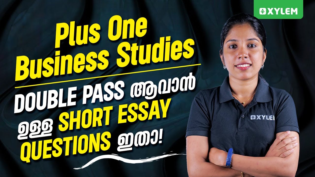 Plus One Business Studies - Double Pass ആവാൻ ഉള്ള Short Essay Questions ...