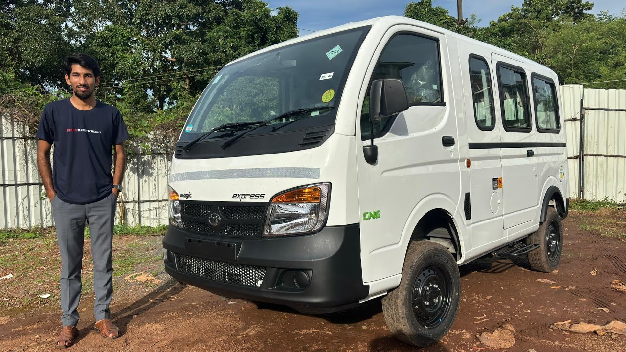 Tata Magic Express 2024 CNG+Petrol - Ultimate Budget Friendly 10 Seater ...