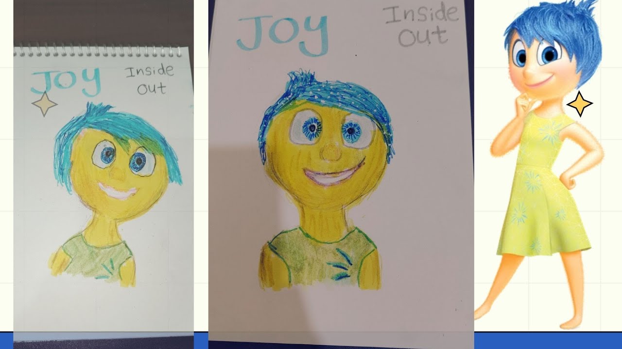 Drawing Joy from Inside Out #insideout #insideout2 #joy #joydrawing ...