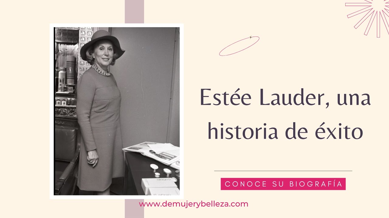 Biografia de Estee Lauder en español - YouTube