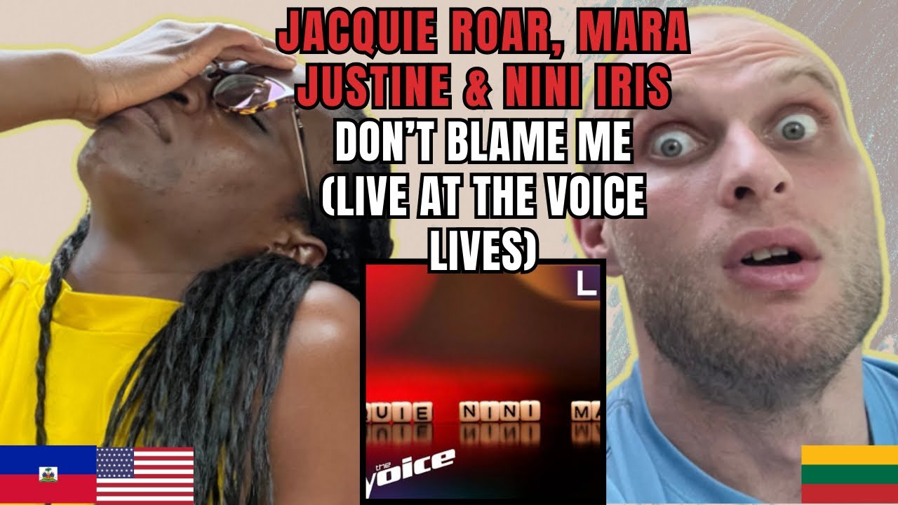 Jacquie Roar, Mara Justine, Nini Iris - Don't Blame Me Reaction (Live ...
