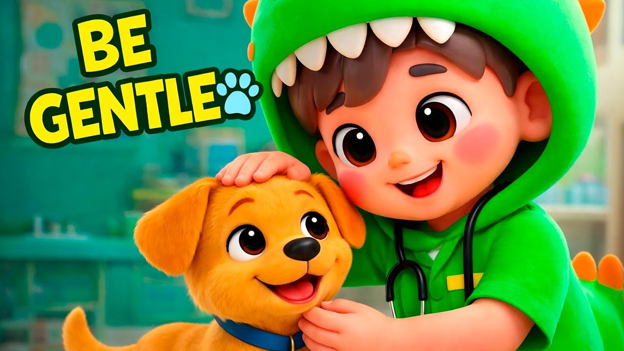 Be Gentle with Pets! What Is a Vet? Vet Doctor Song for Kids | Ask ...