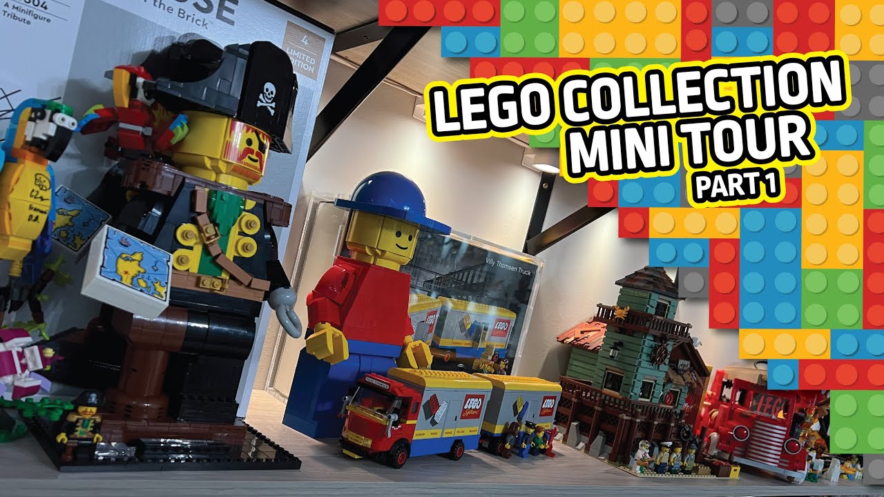 What's On the LEGO Shelf? Part 1 of our LEGO Collection Tour - YouTube