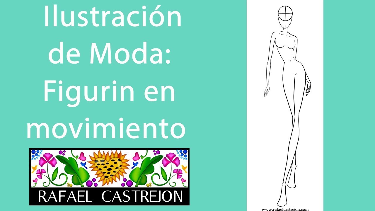 ¿Cómo dibujar un figurin de moda en Movimiento? - YouTube