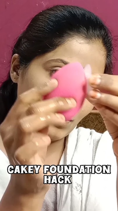Cakey foundation hack#youtubeshorts #shortsvideo - YouTube