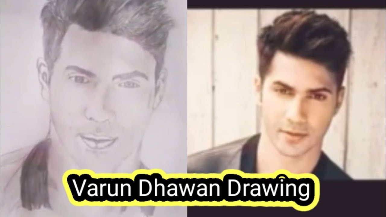 #VarunDhawan Varun Dhavan Drawing || #Bollywood - YouTube