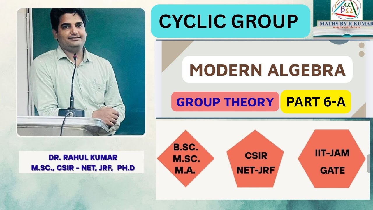 Cyclic Group | Group Theory | Part 6-A | Examples of Cyclic Group ...