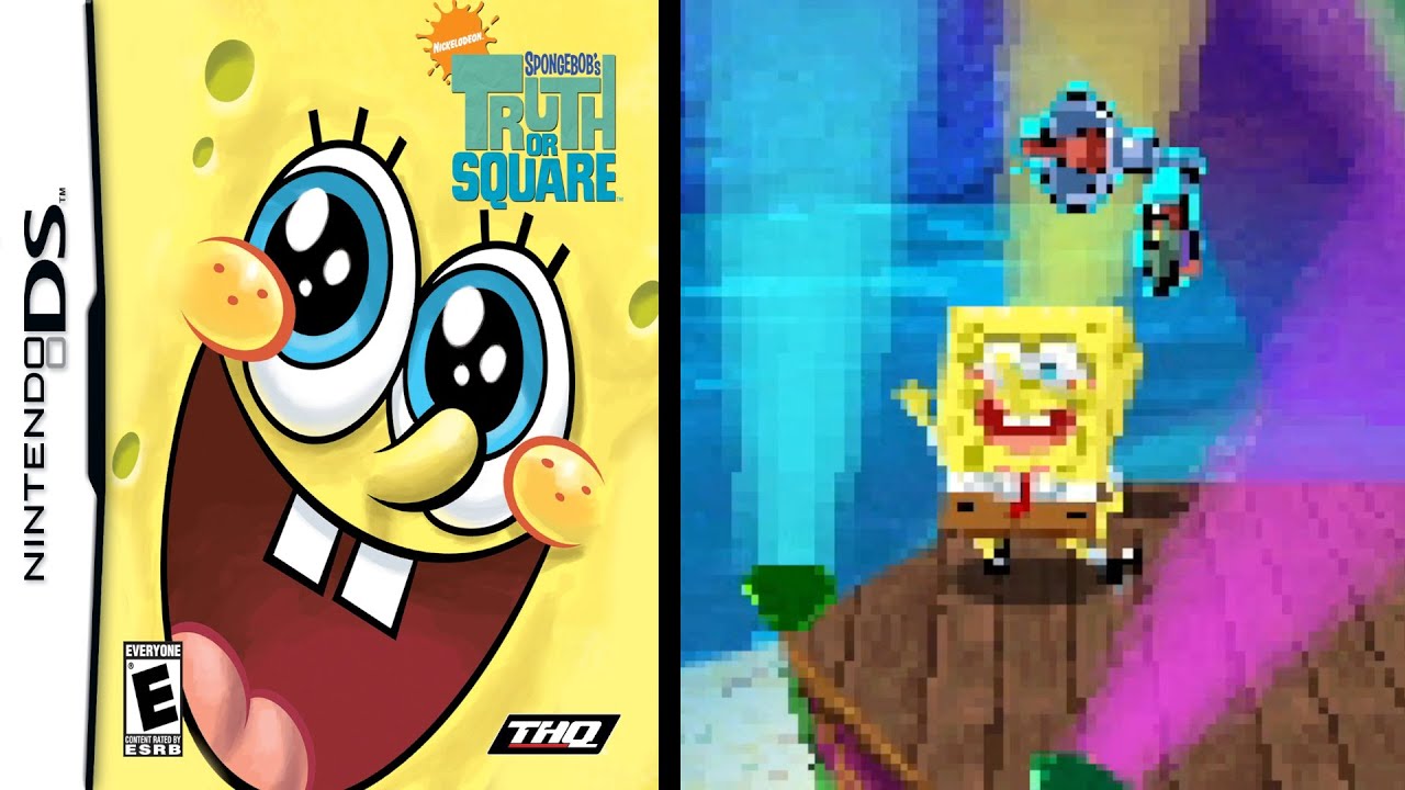 SpongeBob's Truth or Square ... (Nintendo DS) Gameplay Peek - YouTube