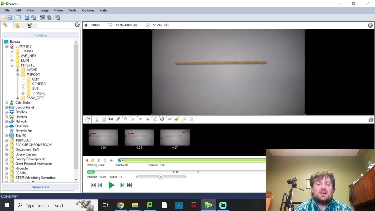 EGR 320 - Using Kinovea to Collect Kinematic Data - YouTube