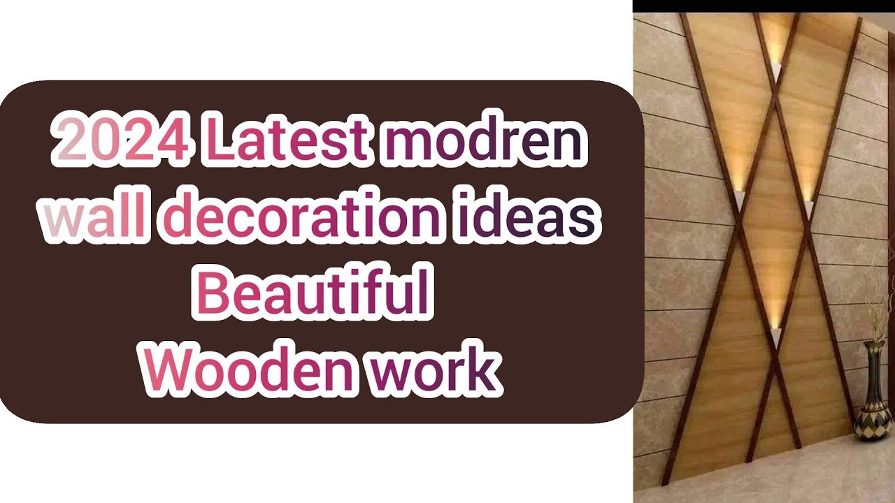 Latest beautiful wall decor ideas and pics - YouTube