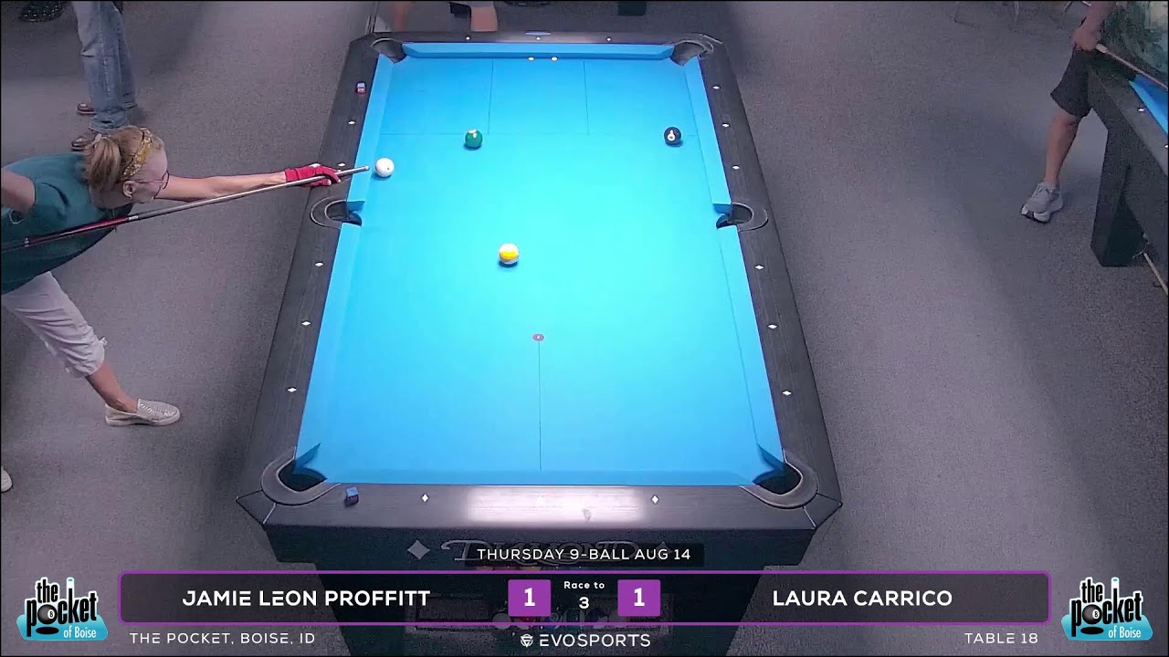JAMIE LEON PROFFITT vs LAURA CARRICO - THE POCKET - TABLE 18 ...