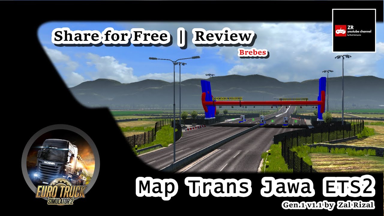 Brebes | TRANS JAWA Map | Review | Euro Truck Simulator 2 - YouTube