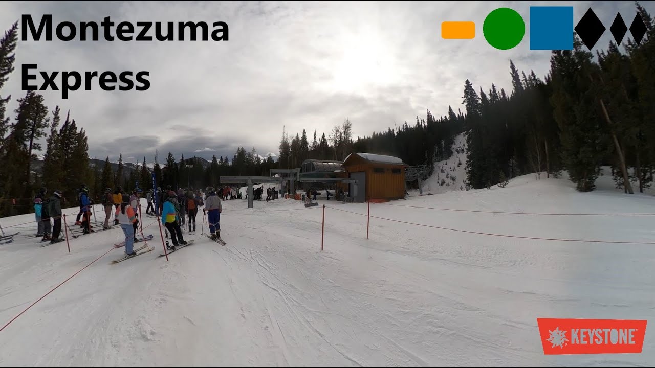 Montezuma Express Lift Keystone Colorado - YouTube