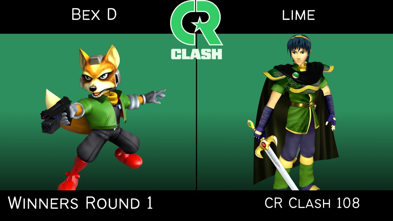 CR Clash 108 Winners Round 1 - Bex D (Fox) vs lime (Marth) - SSBM - YouTube
