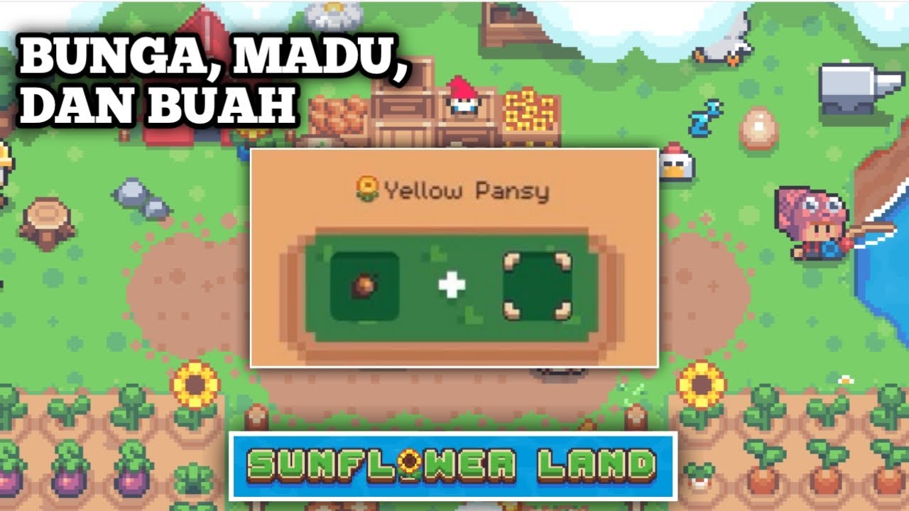 CARA DAPAT BUNGA , MADU , DAN BUAH DI SUNFLOWER LAND INDONESIA part 9 ...