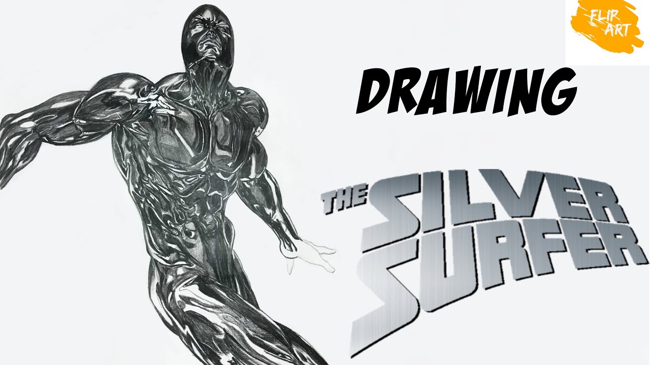 Drawing - Silver Surfer (Speed art) - YouTube