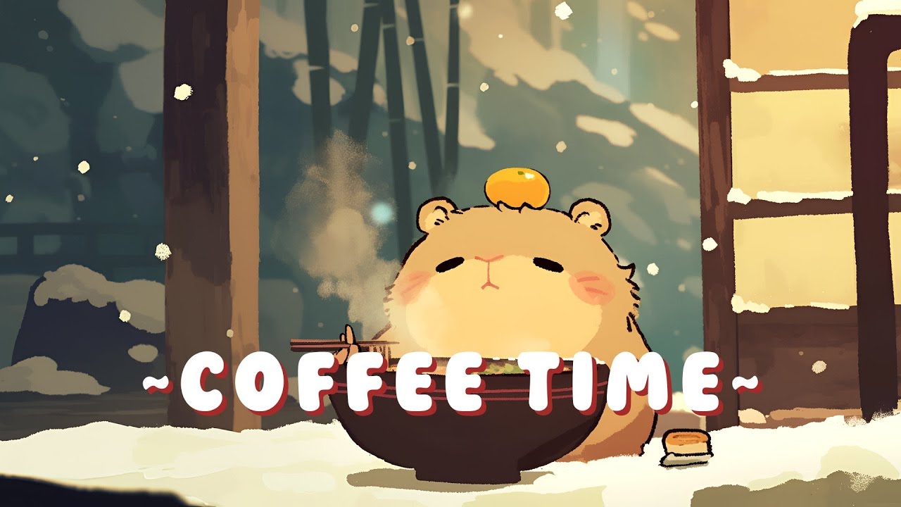 [Full Hour] Capybara Music Corner | Cozy Japanese Lofi Mix 🦫 🌙 | Non ...