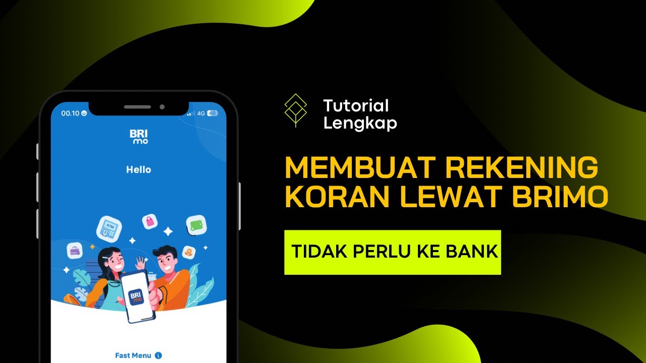 Cara Simpel Cetak Rekening Koran BRI di Aplikasi BRIMO - YouTube