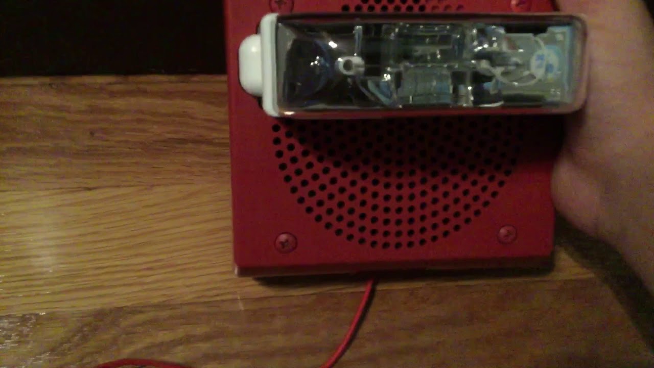My Wheelock Speaker Strobe - YouTube