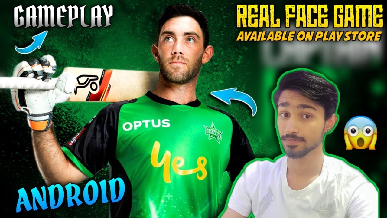 I'm Playing "Real Face" Cricket Game in Android | Cricket Game With ...