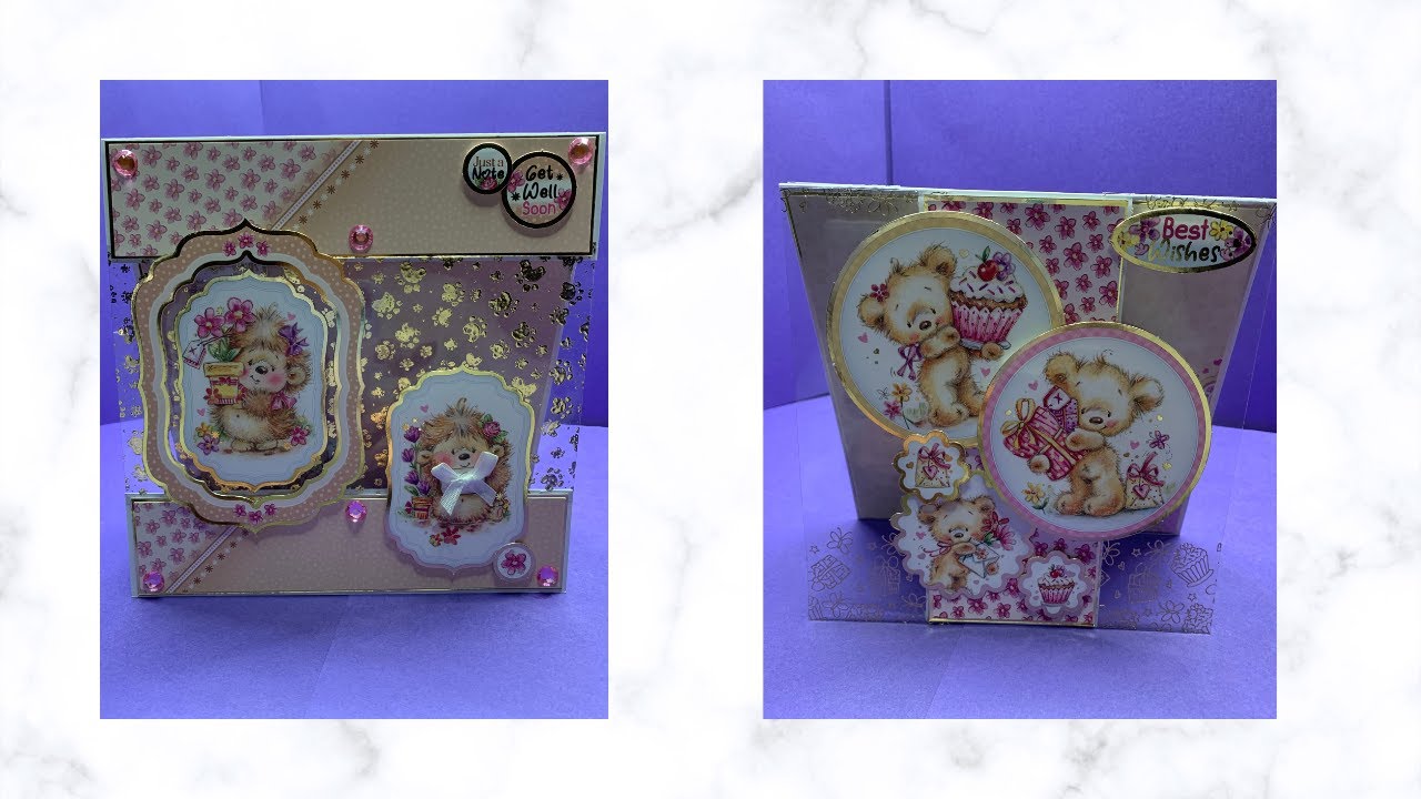 Crafting With Hunkydory - Furry Friends - Bear Hugs - YouTube
