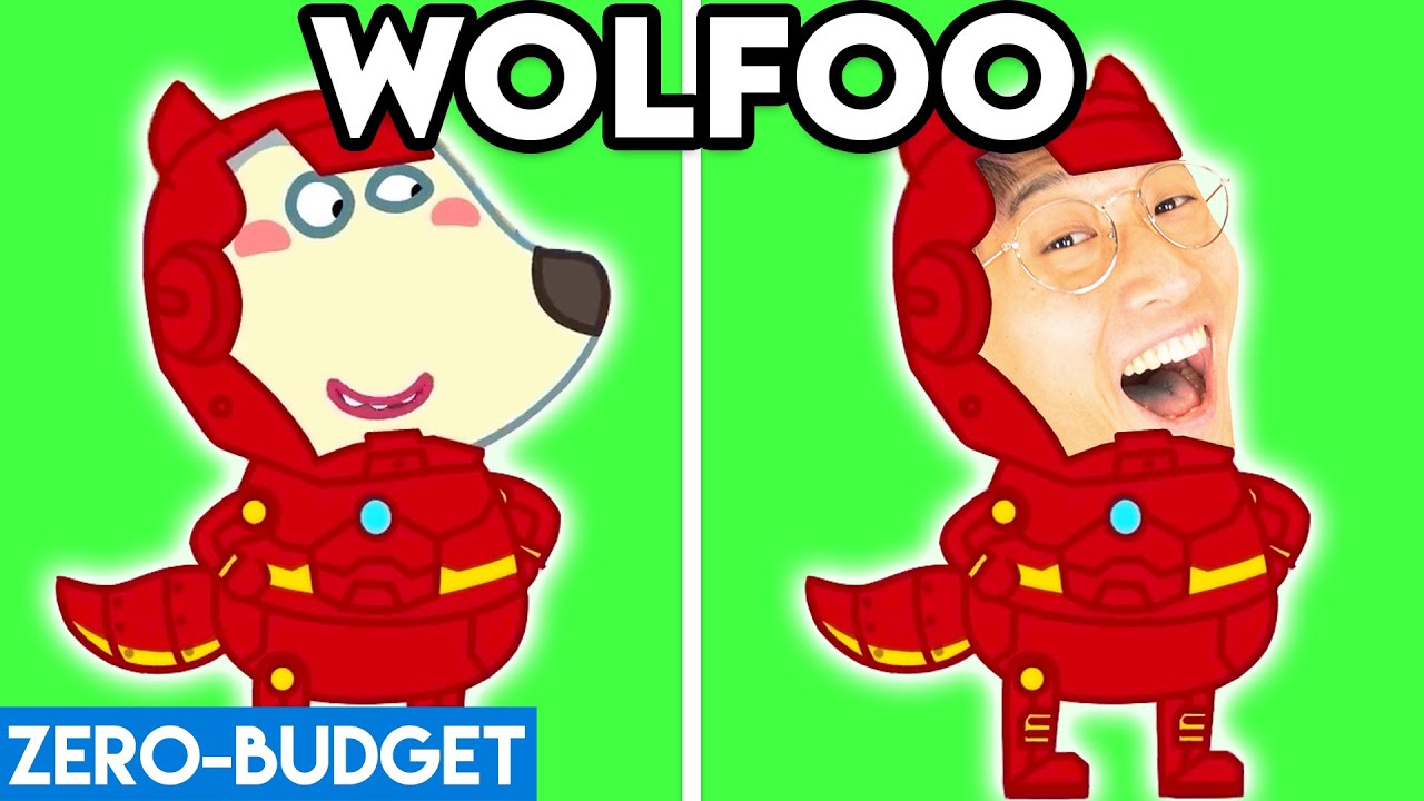 WOLFOO WITH ZERO BUDGET! (WOLFOO IRON MAN FUNNY PARODY BY LANKYBOX ...