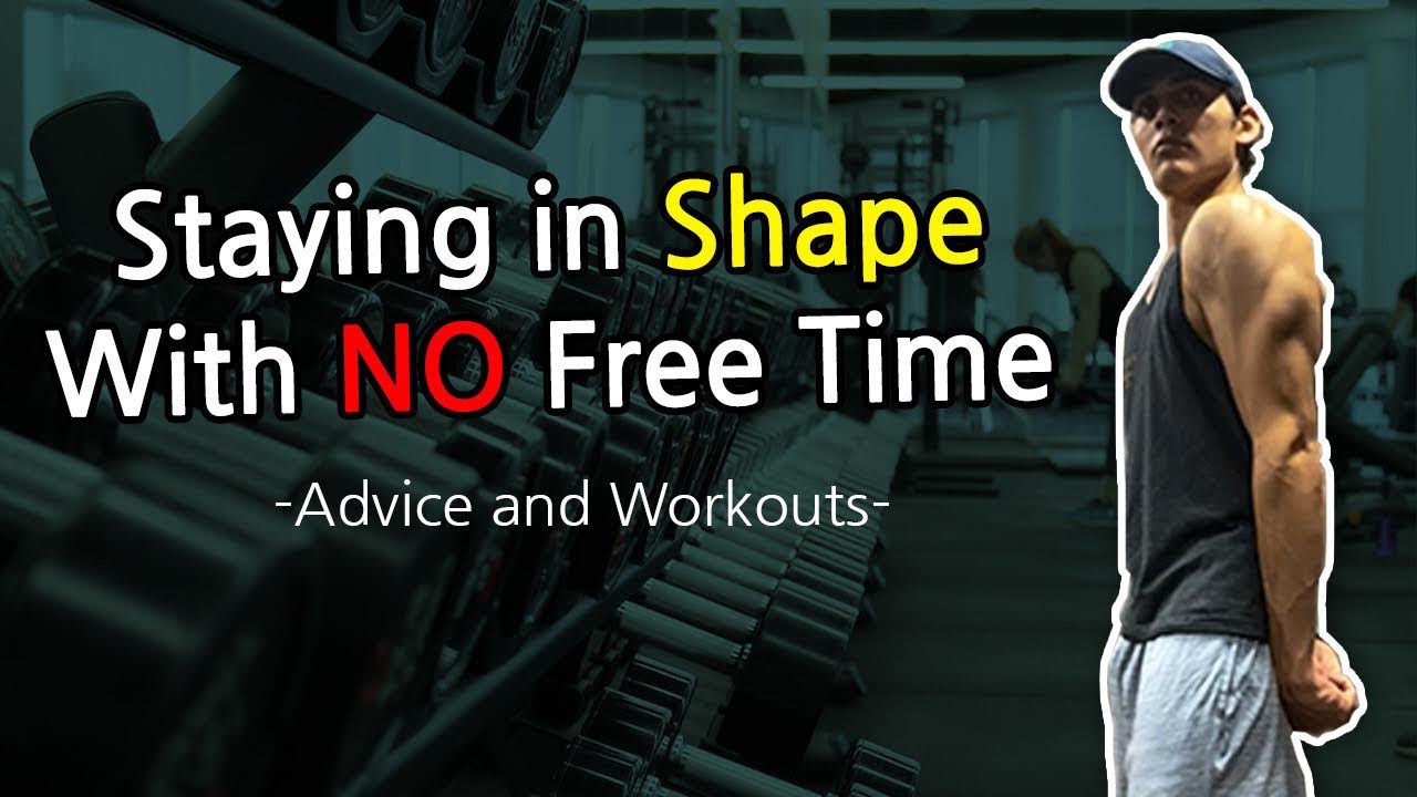 How to stay in shape with no free time - YouTube