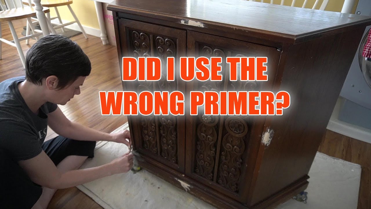 Testing Melange Stain Blocking Primer Distressing With Chalk Paint ...