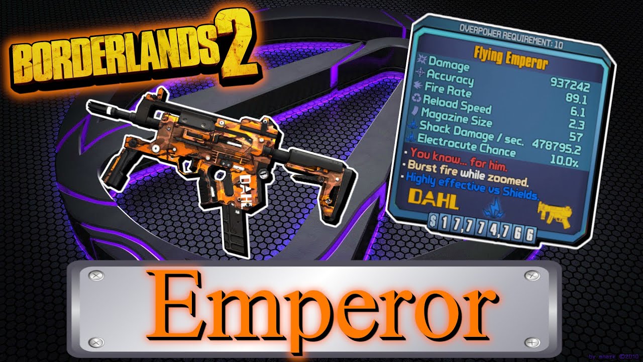 Legendary Item Guide | Emperor | [Borderlands 2] - YouTube