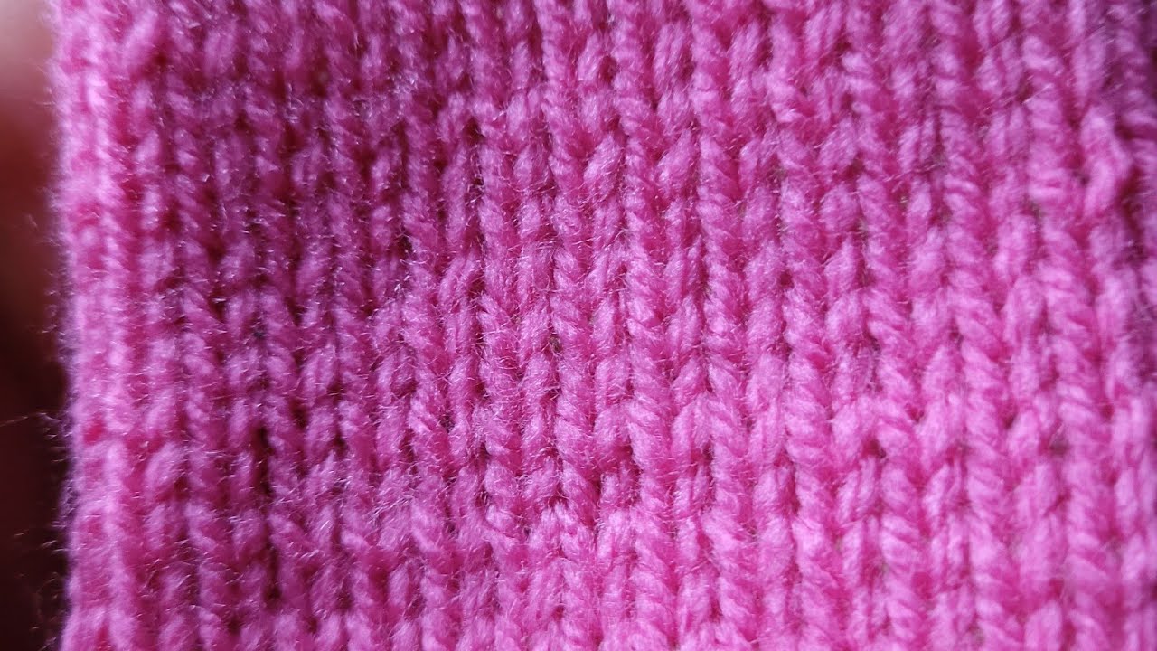 J'APPRENDS À TRICOTER: 5. le point jersey - YouTube