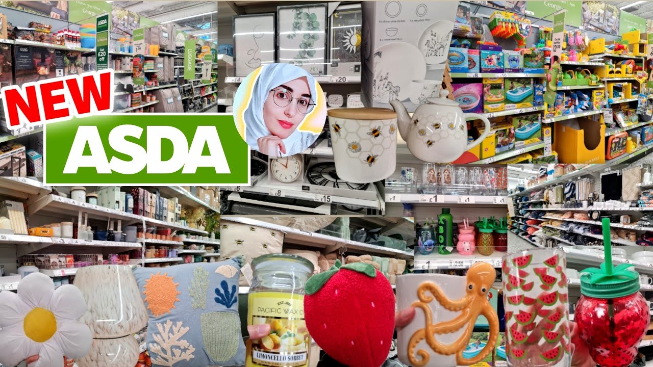 😍 NEW IN ASDA 💞 SHOP WITH ME 😘 Summer haul 2024 🍓 George Home, kitchen ...