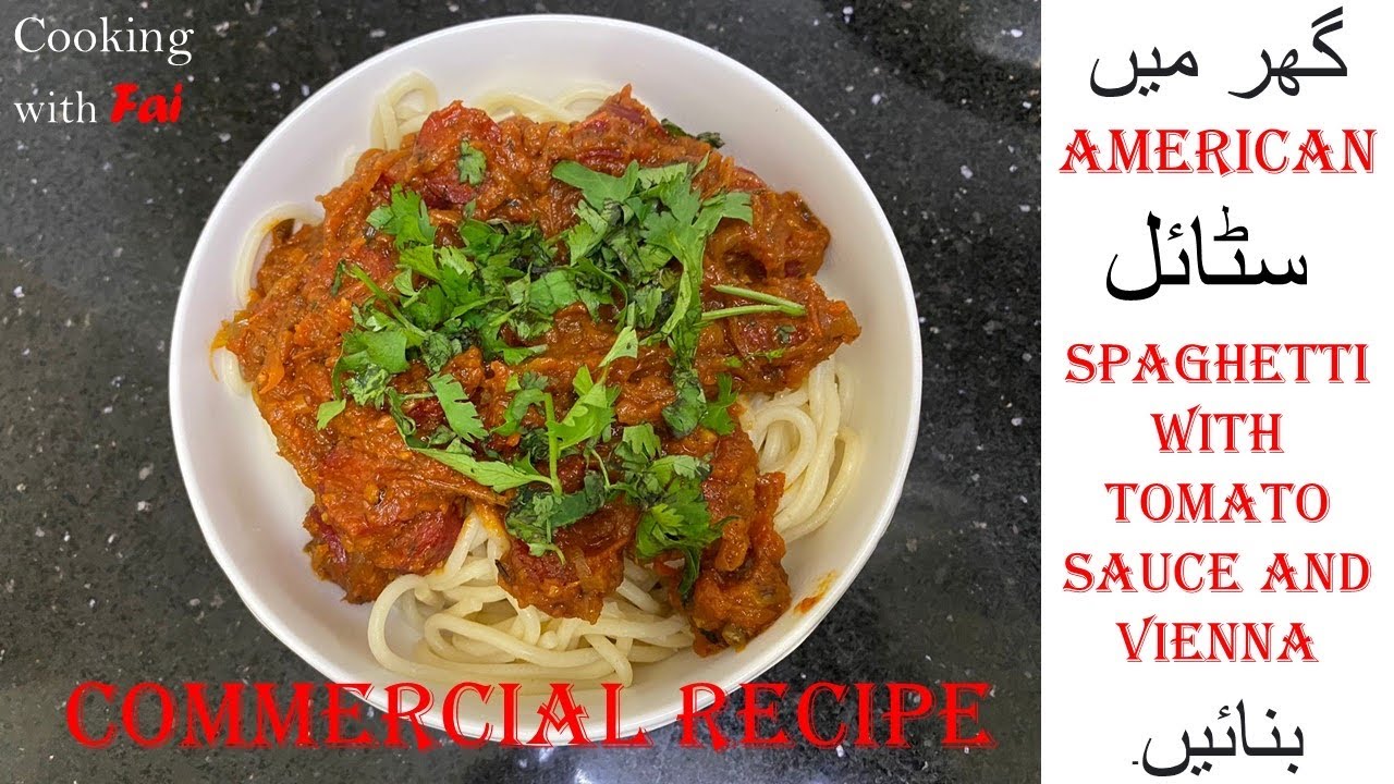 How to make SPAGHETTI WITH TOMATO SAUCE AND VIENNA | #spaghetti #vienna ...