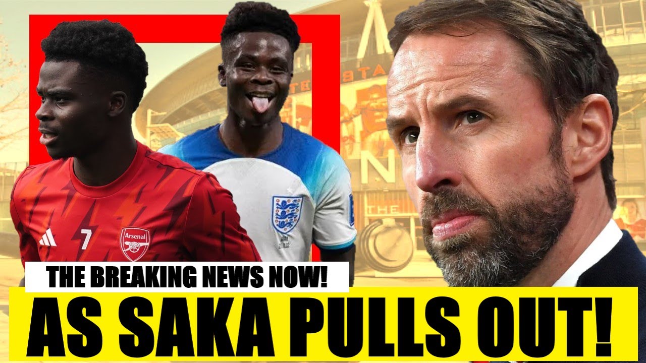 BREAKING NOW! BUKAYO SAKA HAS PULLED OUT OF ENGLAND INTERNATIONALS ...