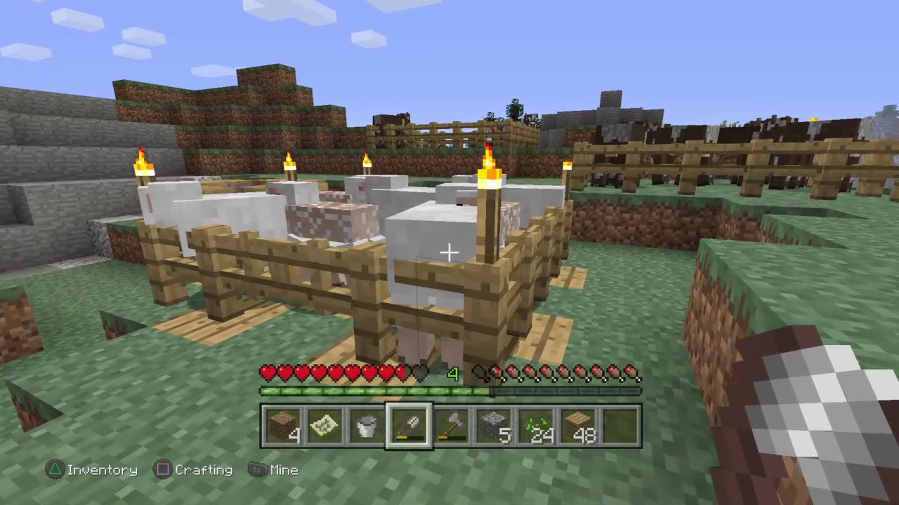 Minecraft GamePlay #9 {Building A 4th Floor} - YouTube