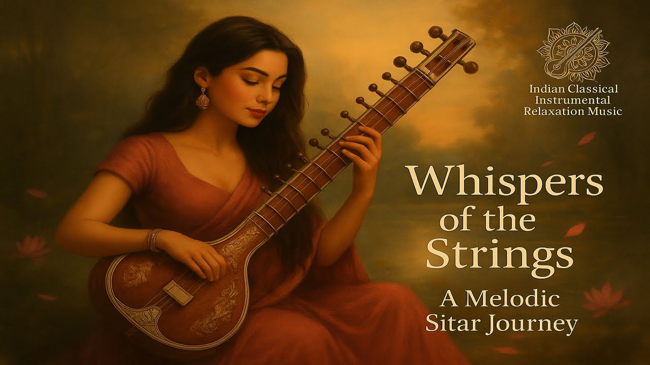 Whispers of the Strings | Sitar Instrumental Music - YouTube