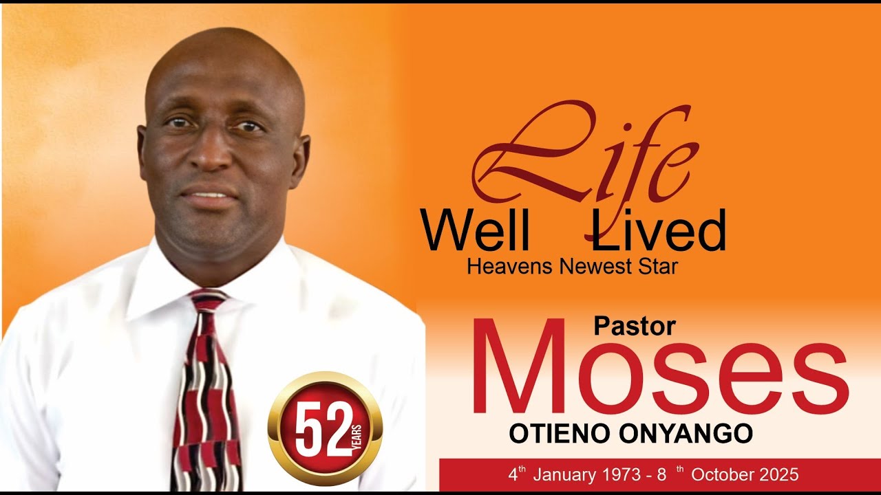 Celebrating a life well lived of Pst. Moses Otieno Onyago. 1973~2025 ...
