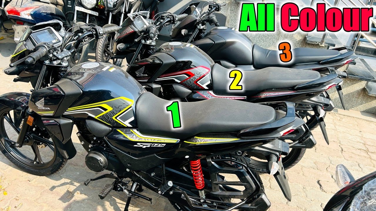 2025 All New Honda Sp 125 All Color With LED DRL | Honda Sp 125 New ...