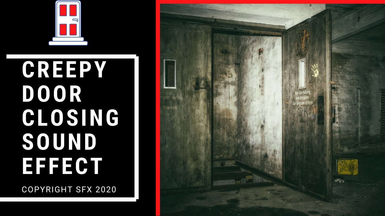 Door Sliding Closing Sound Effect - Horror Sound Effect - Creaking Door ...