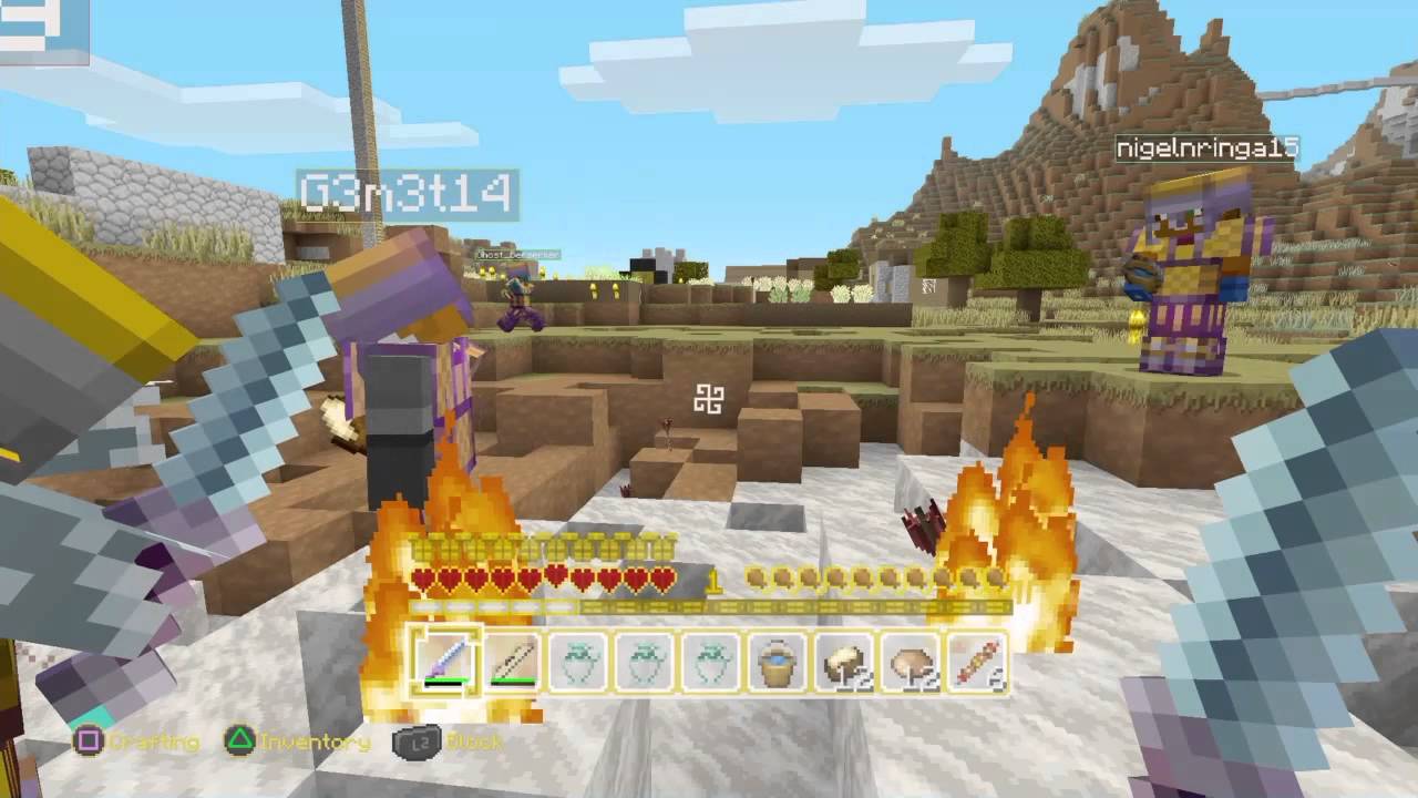 Minecraft Wither Battle Funny Moments - Part 1 - YouTube