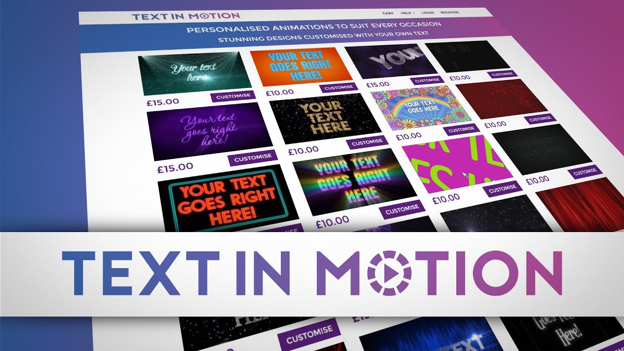 Text In Motion - How It Works - YouTube