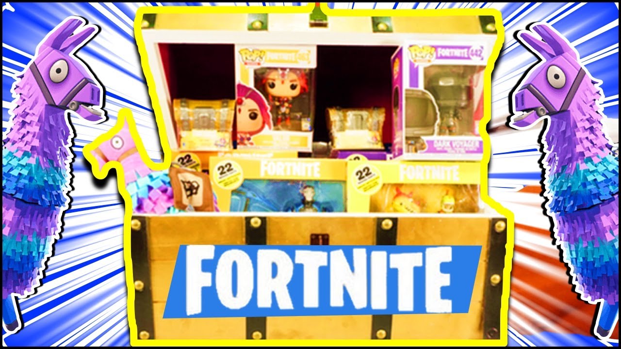 Finding a Fortnite Legendary Chest Full of NEW FORNITE Merch - YouTube