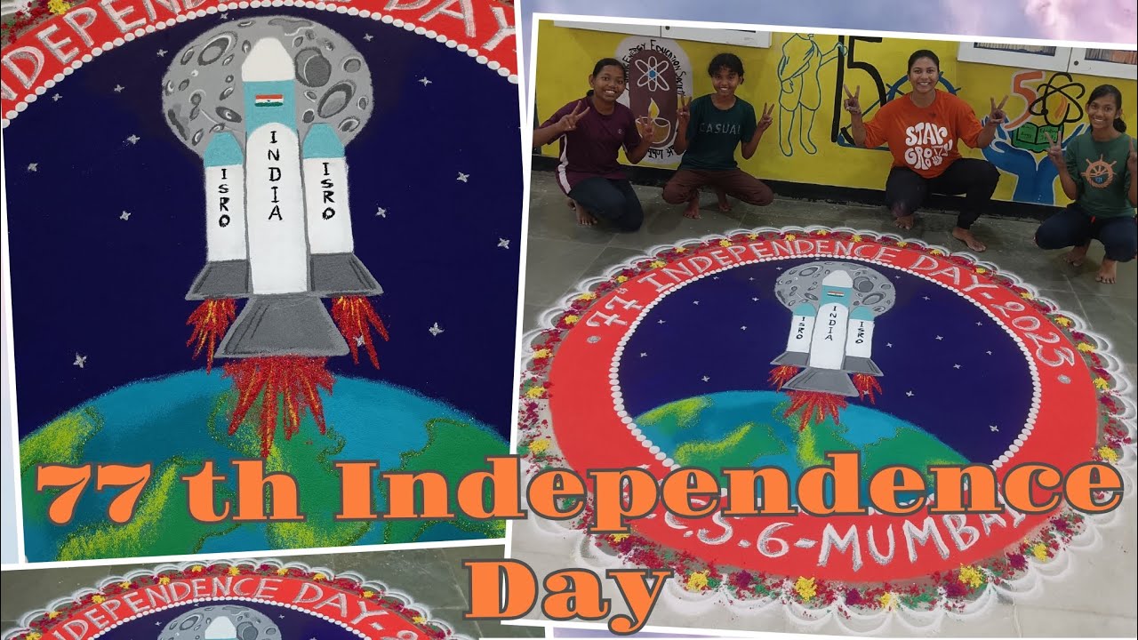 77th Independence Day Rangoli @atomicenergycentralschool-8094 #rangoli# ...
