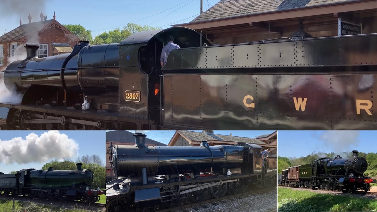 GWR Class 2800 No 2807 at West Somerset Railway Spring Steam Gala - 05/ ...