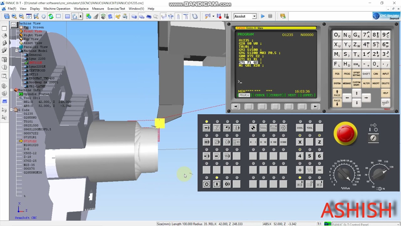 Taper Turning Simulator - YouTube
