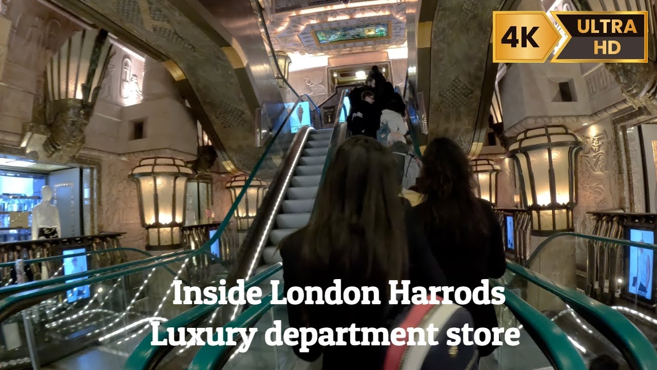 [4K] London 🇬🇧 Walk | Inside Harrods walk | Home of Luxury shopping ...