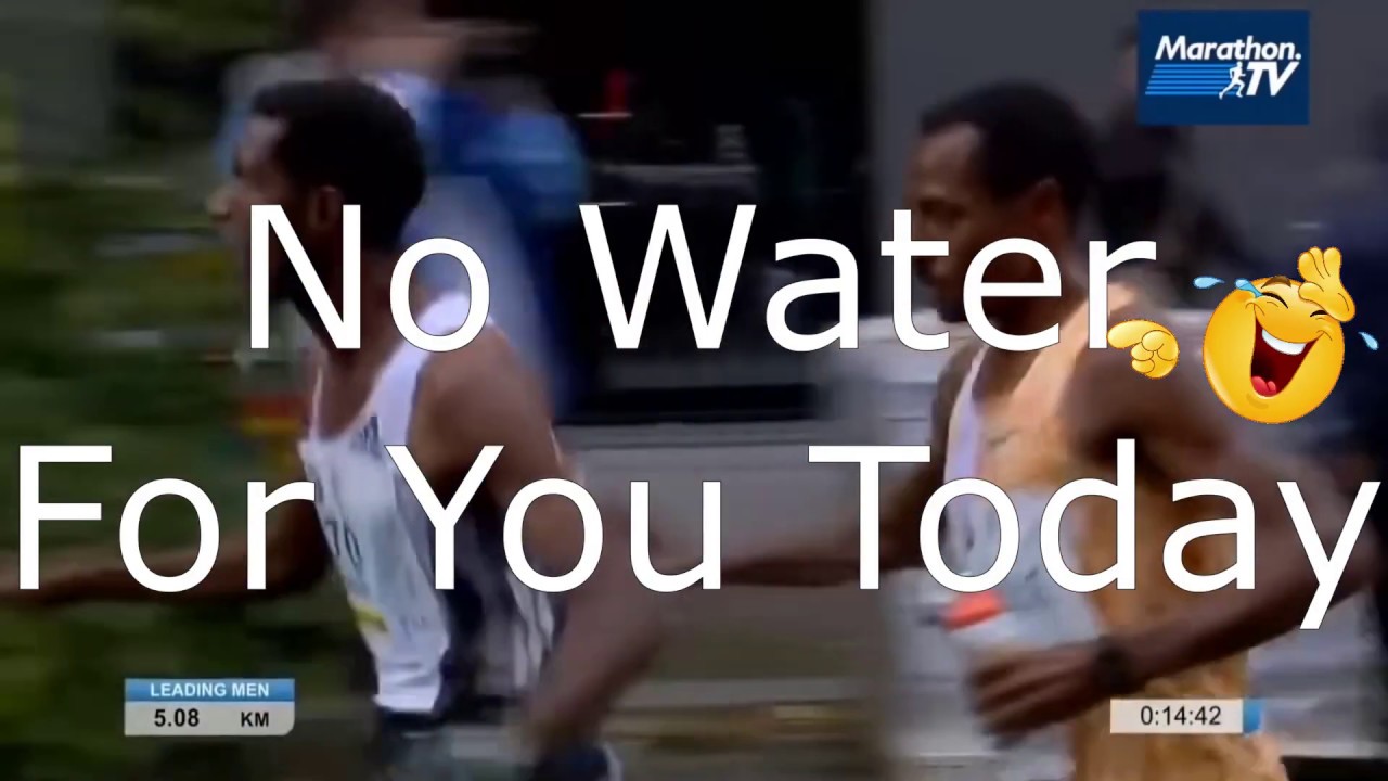 Bekele: No water for you today!😂😂😂 - YouTube
