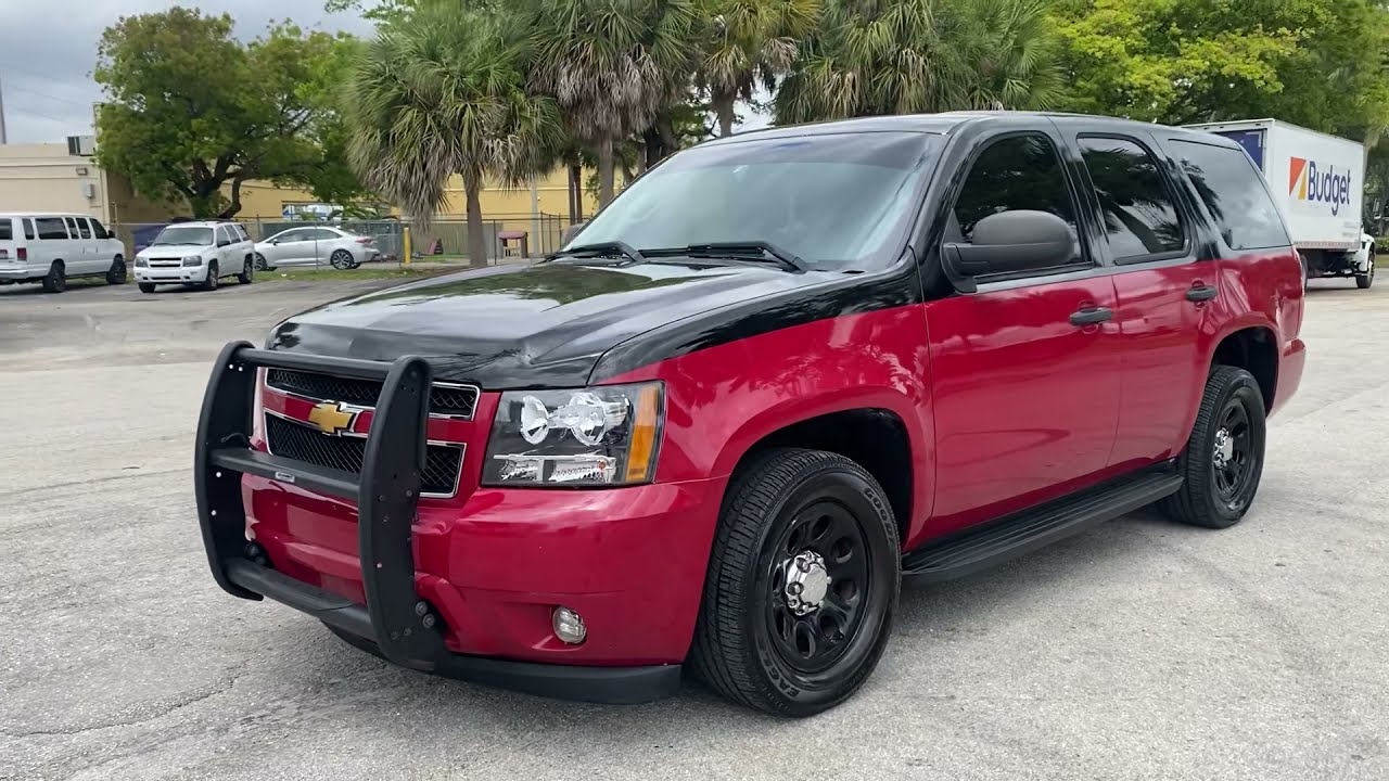 2012 Chevrolet Tahoe Police PPV Interceptor 2 tone from fire department ...