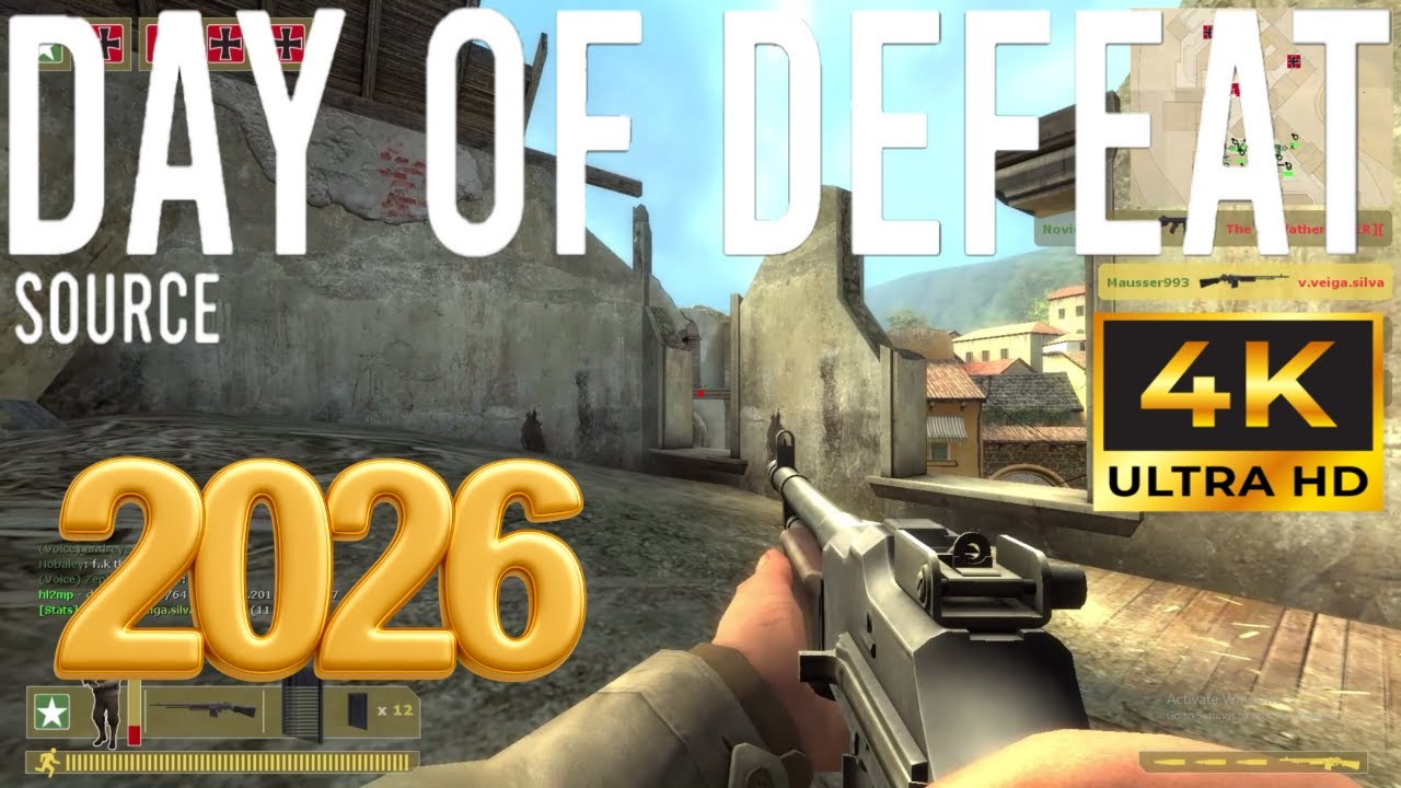 Day of Defeat Source Multiplayer In 2026 | 4K - YouTube